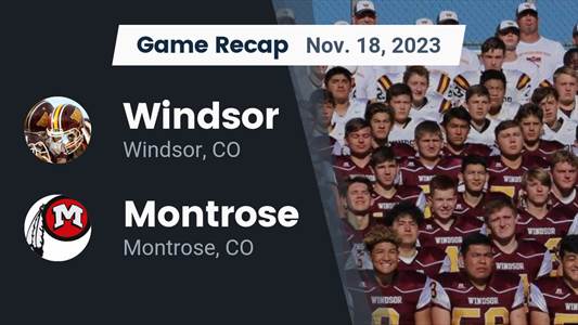 Football Game Recap: Windsor Wizards vs. Montrose Red Hawks