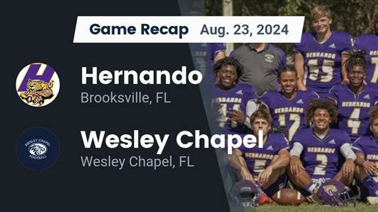 Football Recap: Wesley Chapel Starts Season with Victory at Home