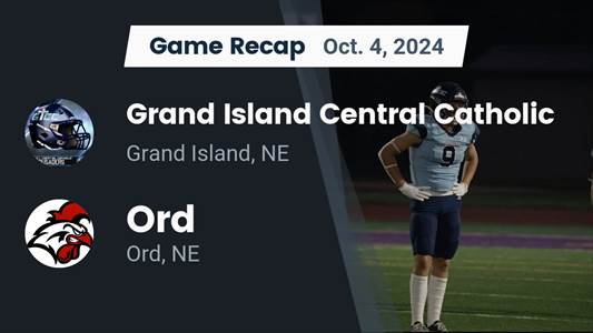 Football Recap: Grand Island Central Catholic Triumphant Thanks to a ...