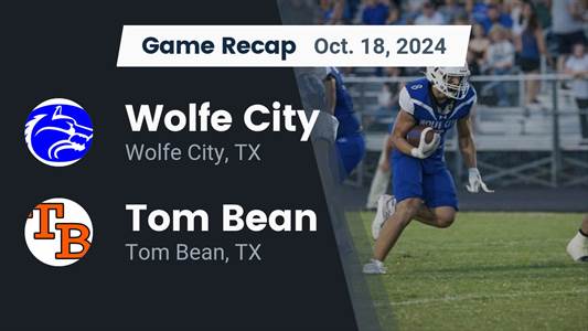 Football Recap: Wolfe City Triumphant Thanks to a Strong Effort from Hd ...