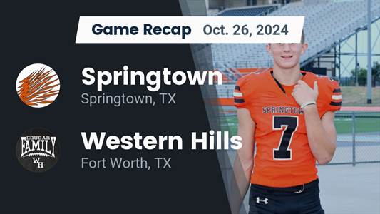 Football Recap: Springtown Picks Up Ninth Consecutive Win