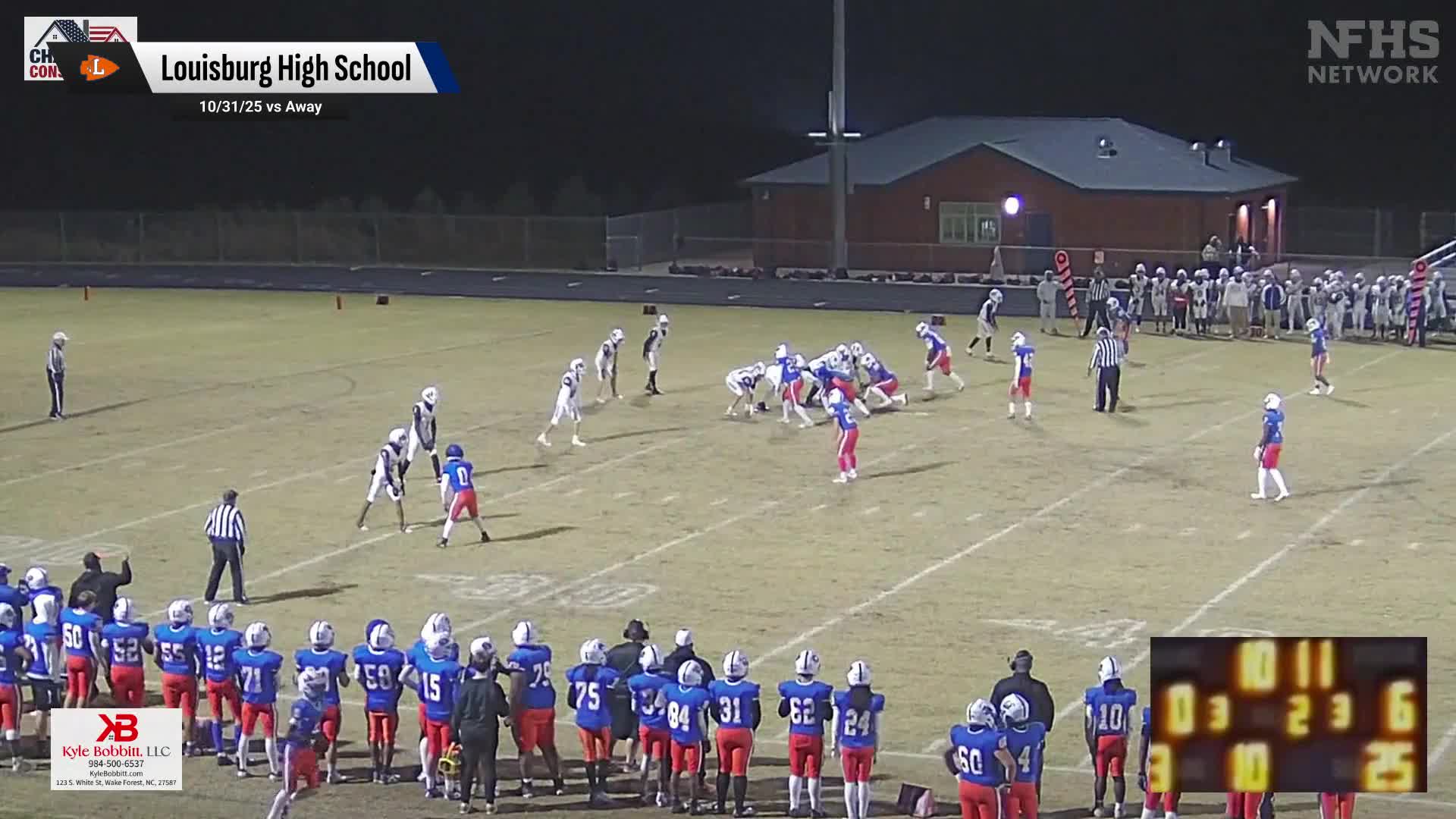 Cam Hall Game Report: @ Louisburg