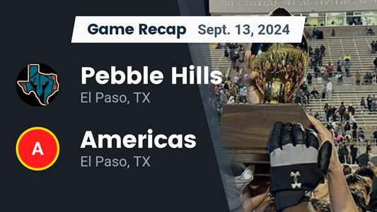 Football Recap: Pebble Hills Triumphant Thanks to a Strong Effort from ...