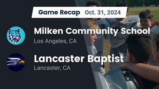 Football Recap: Milken Comes Up Short