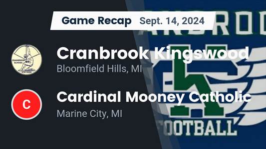 Football Game Preview: Cranbrook Kingswood Cranes vs. Lutheran North ...