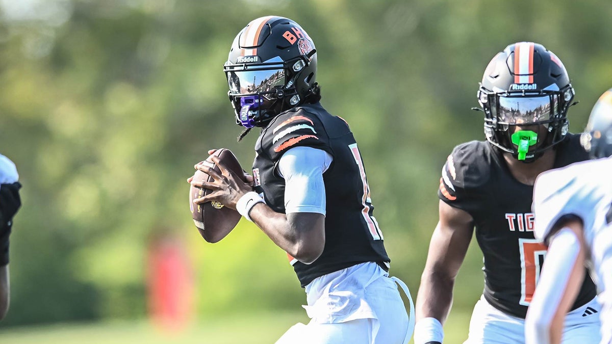 High school football: LSU commit Bryce Underwood breaks two state ...