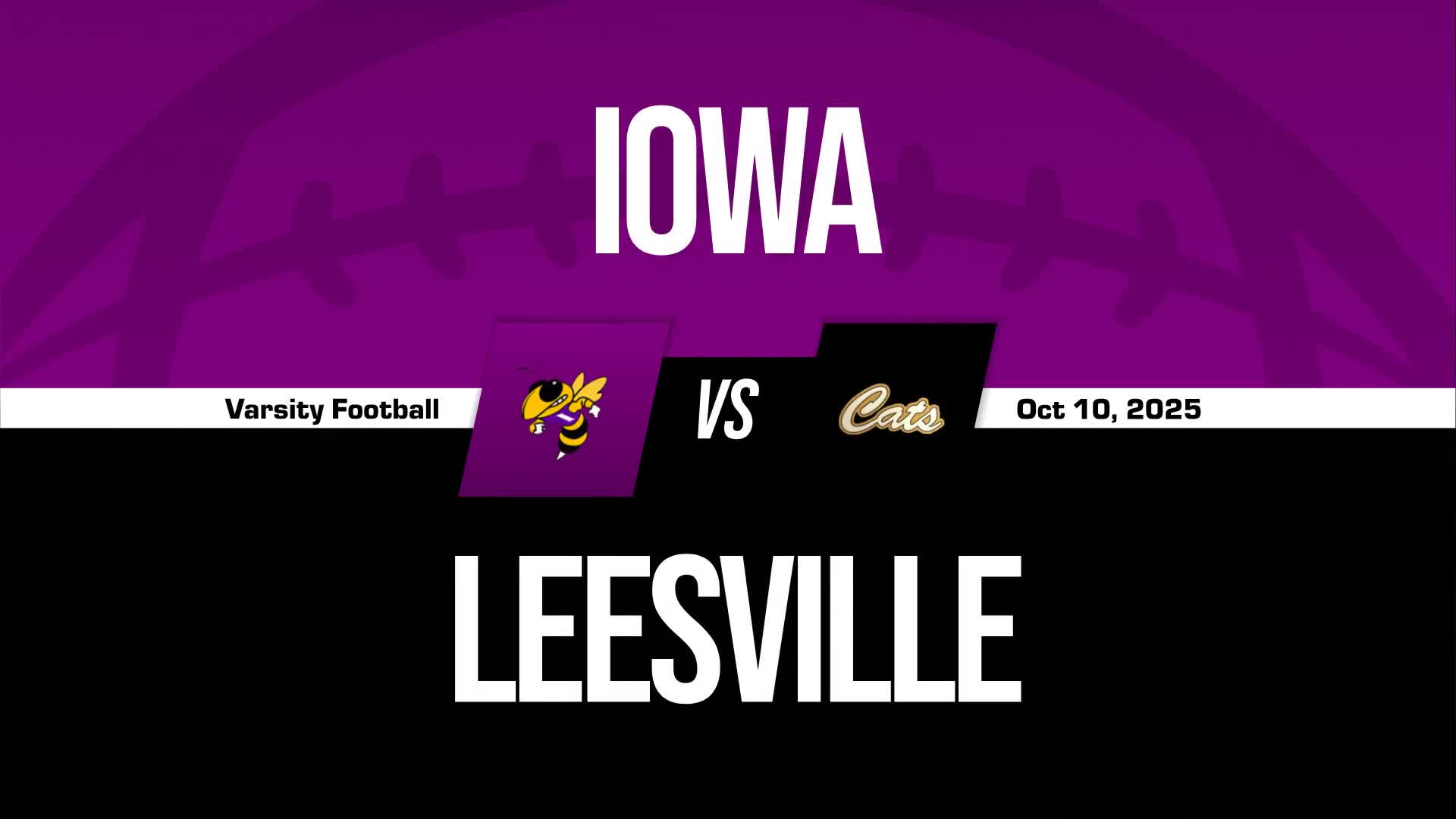 Football Game Preview: Iowa Yellowjackets vs. Lutcher Bulldogs ...