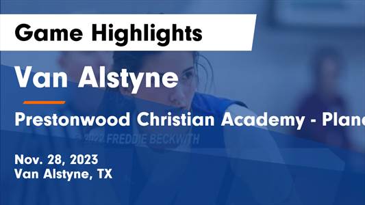 Basketball Game Recap: Van Alstyne Panthers vs. Prestonwood Christian Lions