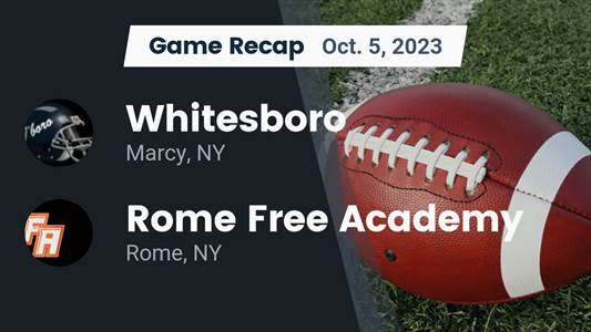 Football Game Recap: Vestal Golden Bears vs. Whitesboro Warriors