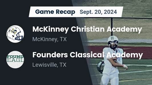 Football Game Preview: McKinney Christian Academy Mustangs vs. Dallas ...