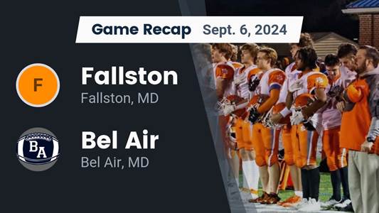 Football Recap: Fallston Starts Season with Loss on the Road