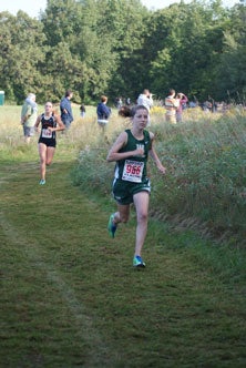 Erin Finn is easy to spot - she's always leading the pack
