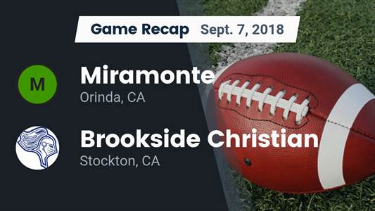 Football Game Recap: Brookside Christian vs. Sierra Ridge Academy/ROP