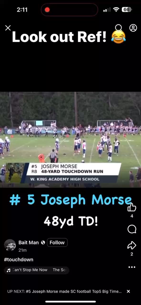 Joseph Morse Game Report: vs Richard Winn Academy