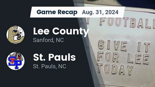 Football Recap: Rashaun Brown Leads Lee County to Victory over St. Pauls