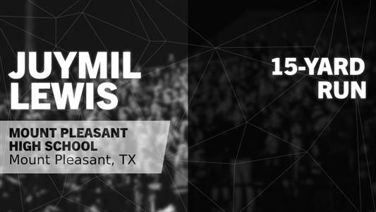 Juymill Lewis Game Report: vs Nacogdoches