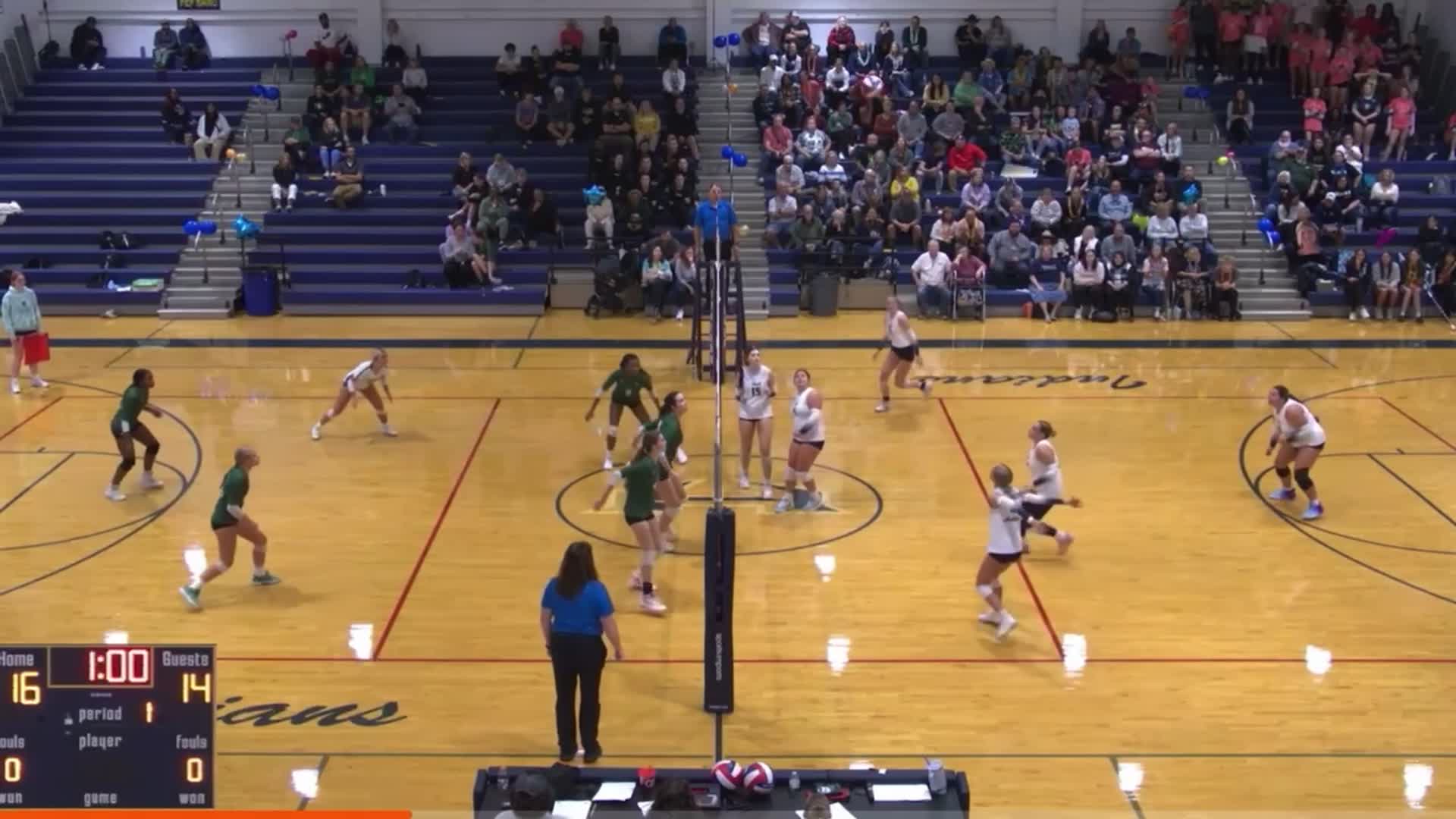 Volleyball Recap: Ashlyn ' Winans and Hailey Yeager Secure Win for Holt