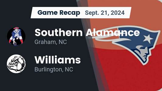 Football Recap: Dan Mahan Leads Williams to Victory over Southern Alamance