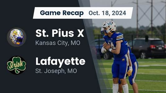 Football Recap: St. Pius X's Victory on Friday Extends Winning Streak ...
