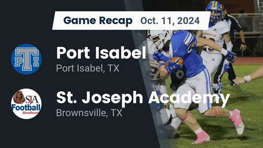 Football Recap: St. Joseph Academy Piles Up the Points Against Port Isabel