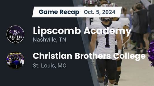 Football Game Preview: Lipscomb Academy Mustangs vs. Montgomery Bell ...