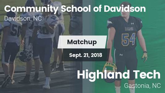 Football Game Recap: Community School of Davidson vs. Highland School ...