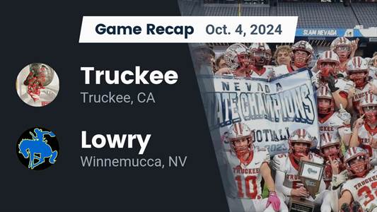 Football Recap: Lowry Takes a Loss