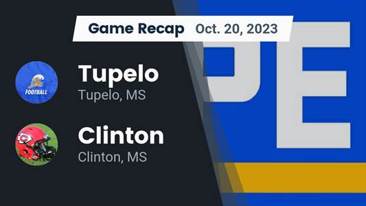 Football Game Recap: Clinton Arrows vs. Tupelo Golden Wave