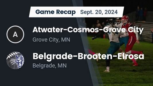 Football Game Preview: Atwater-Cosmos-Grove City Falcons vs. Benson