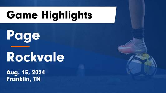 Soccer Recap: Rockvale Wins Going Away Against Riverdale