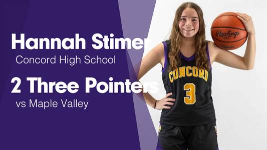 Hannah Stimer Game Report: vs Reading