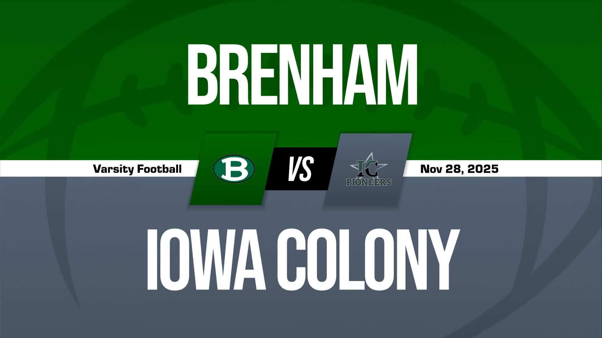 Aaron Tenner Game Report: vs Brenham + How To Watch