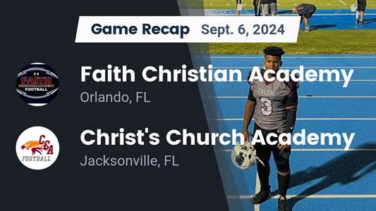 Football Game Preview: Christ's Church Academy Eagles vs. Old Plank ...