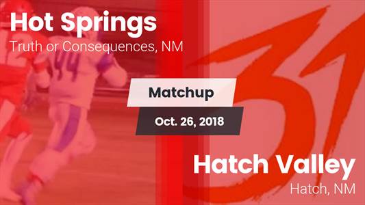 Football Game Recap: Hatch Valley vs. Hot Springs