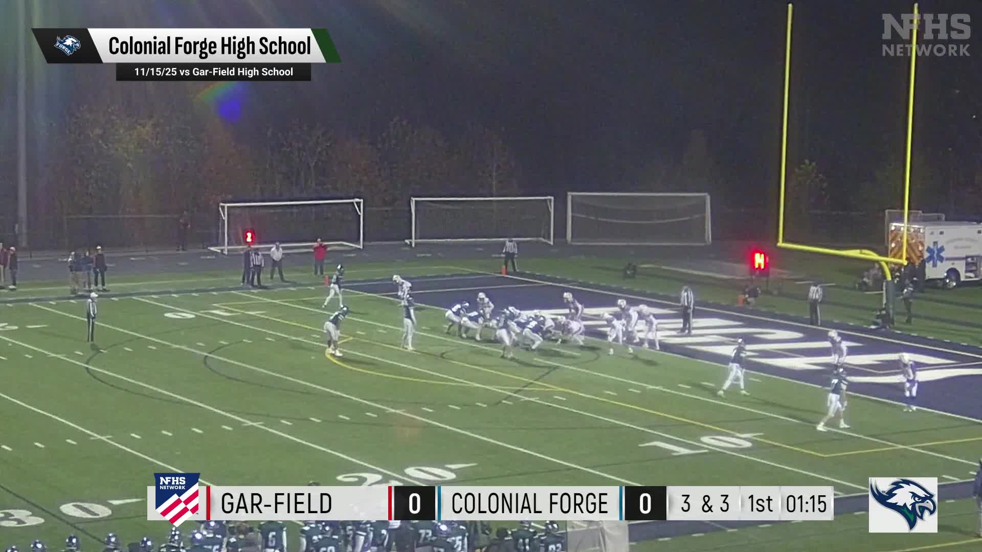 Caleb Tucker Game Report: @ Colonial Forge