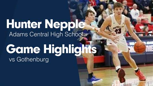Hunter Nepple Game Report: @ Holdrege