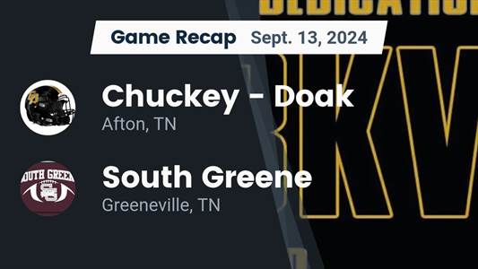 Football Game Preview: Chuckey-Doak on Home-Turf