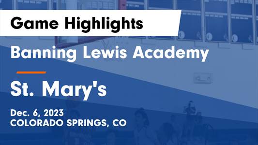 Basketball Game Preview: Banning Lewis Academy Stallions vs. Peyton ...