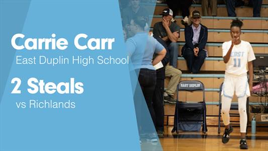 Carrie Carr Game Report: vs James Kenan