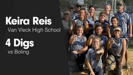 Keira Reis Game Report: vs East Bernard