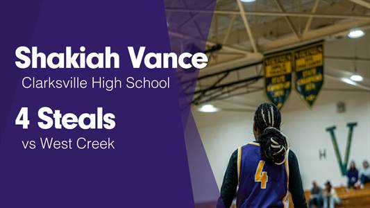 Shakiah Vance Game Report: @ Northeast