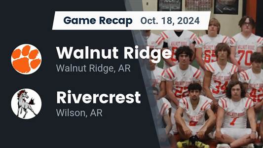Football Recap: Walnut Ridge's Punishing Run Game Keeps Rolling
