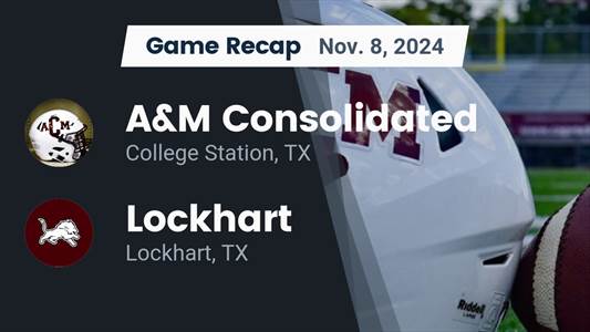 Football Recap: Lockhart Comes Up Short