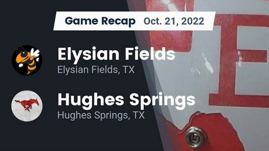 Football Game Preview: Hughes Springs Mustangs vs. Elysian Fields ...