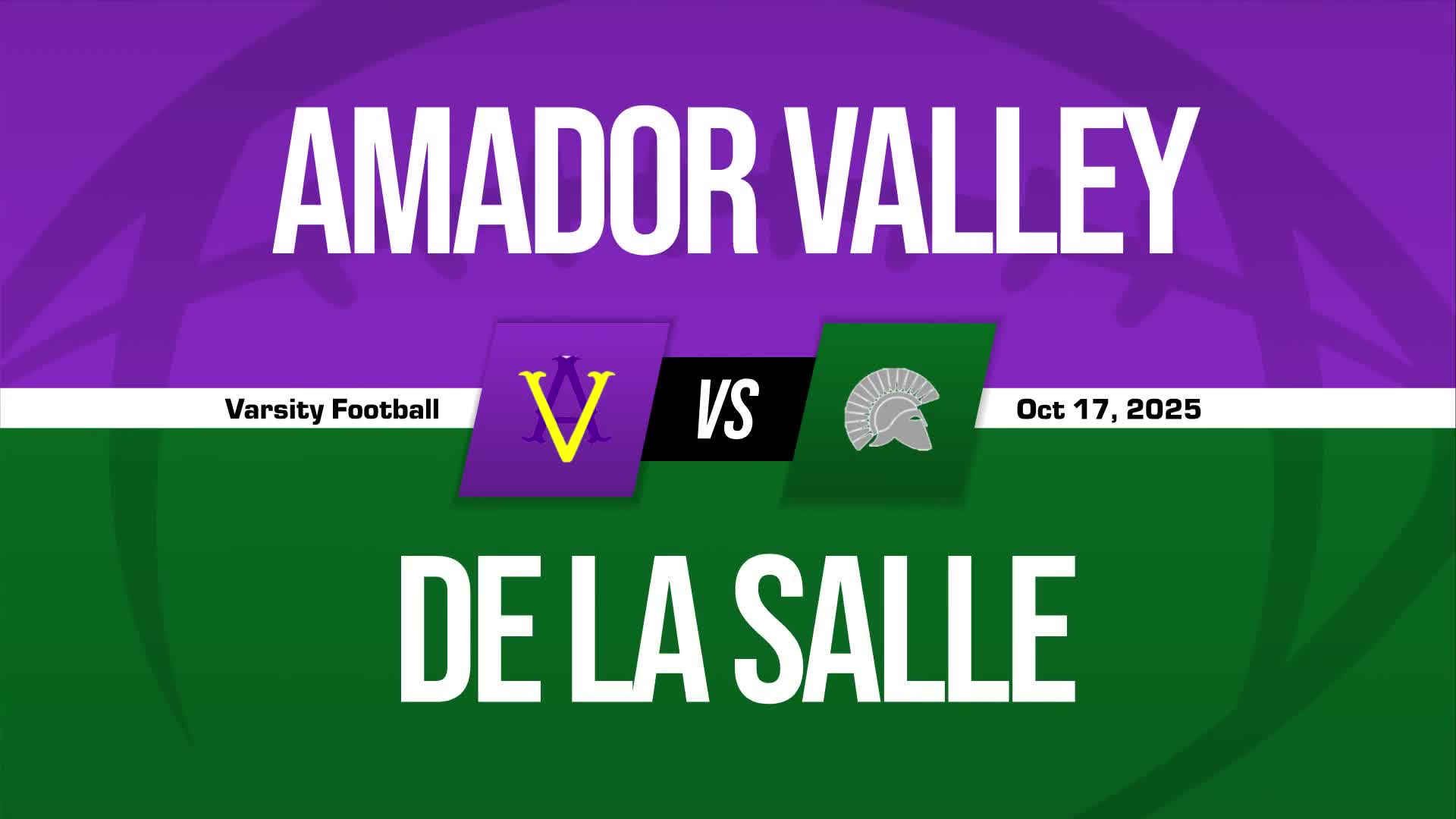 Football Game Preview: De La Salle Spartans vs. San Ramon Valley Wolves ...