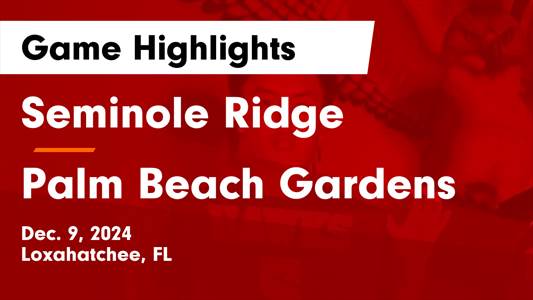 Basketball Recap: Seminole Ridge Drops Highest Score of Season Against ...