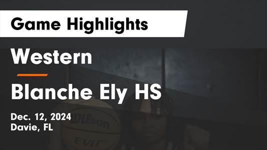Basketball Game Preview: Blanche Ely Tigers vs. Nova Titans