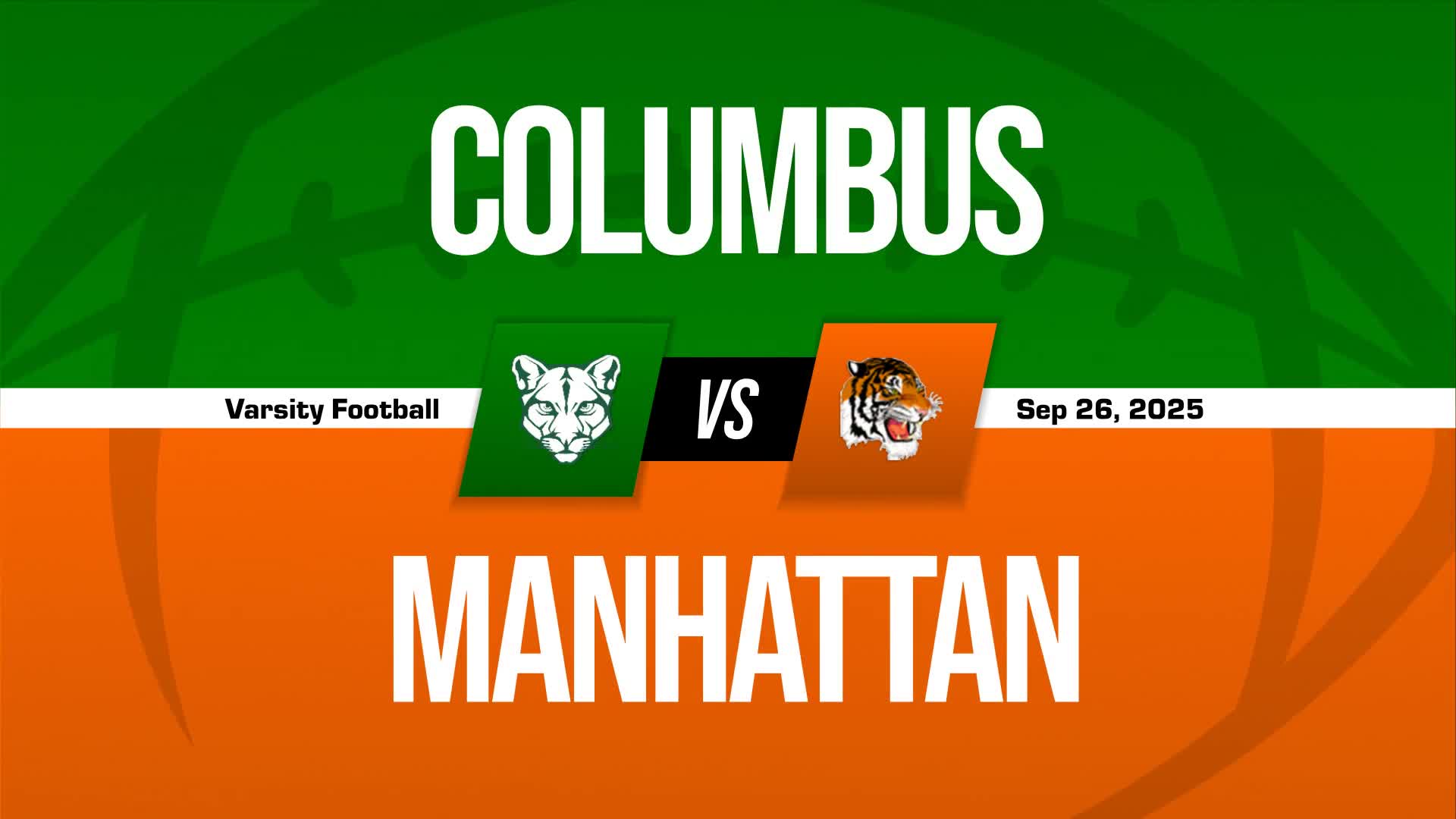 Football Game Preview: Columbus Cougars vs. Three Forks Wolves
