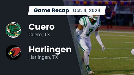 Football Recap: Cuero Triumphant Thanks to a Strong Effort from Brayden ...
