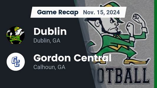 Football Recap: Dublin Takes Down Gordon Central in a Playoff Battle